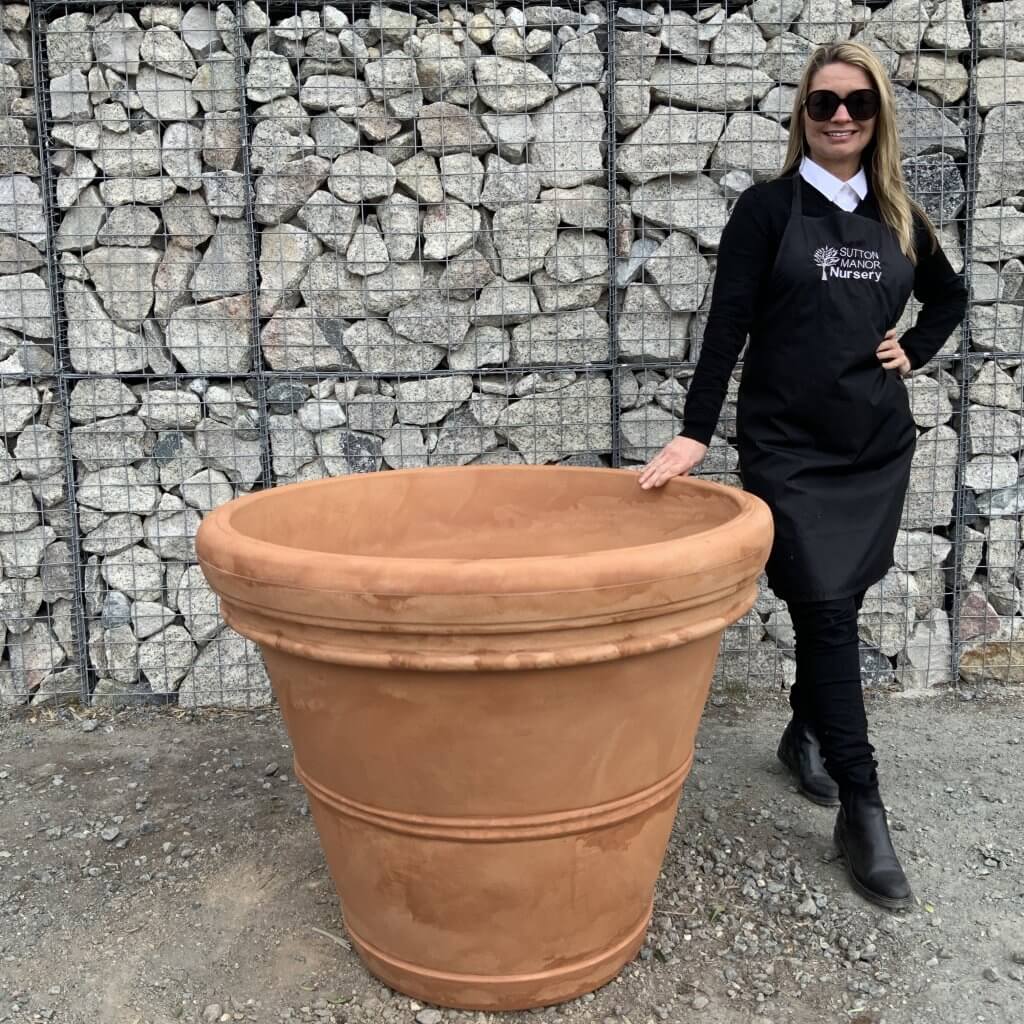 The Milan Pot 100 Colour Terracotta - Sutton Manor Nursery