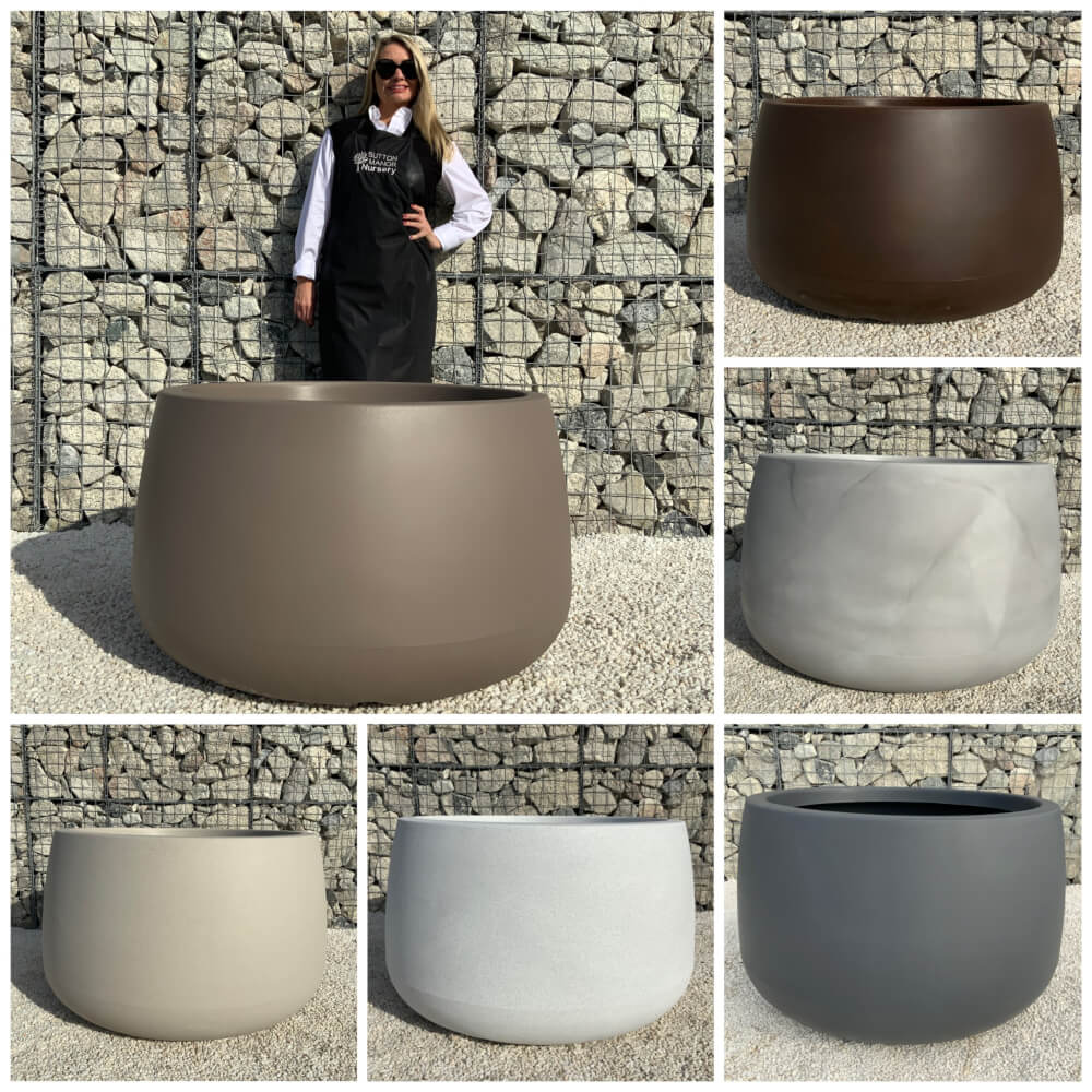 Barolo Pots (All Colous) Garden Planters | Sutton Manor Nursery