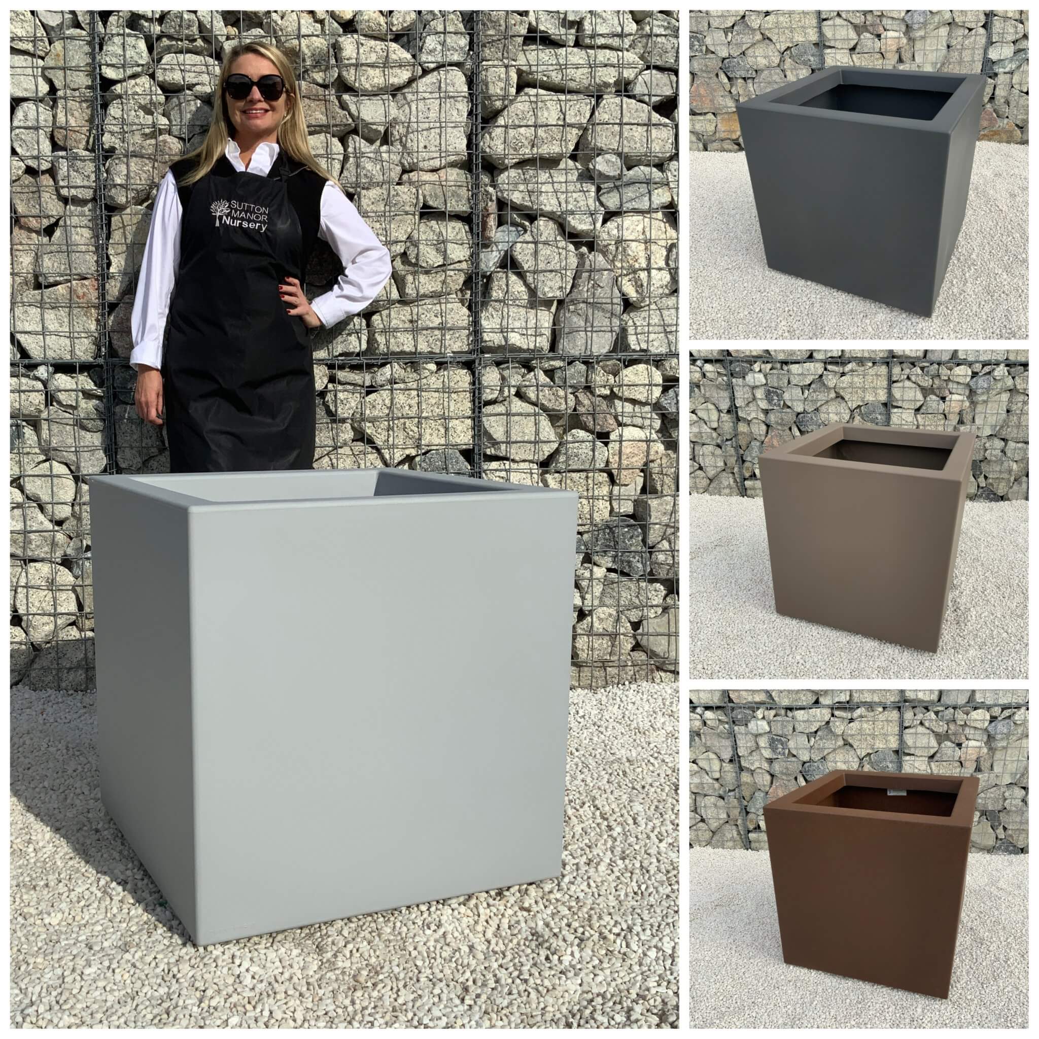 Shop Venice Cube Pots | Modern Resin Planters
