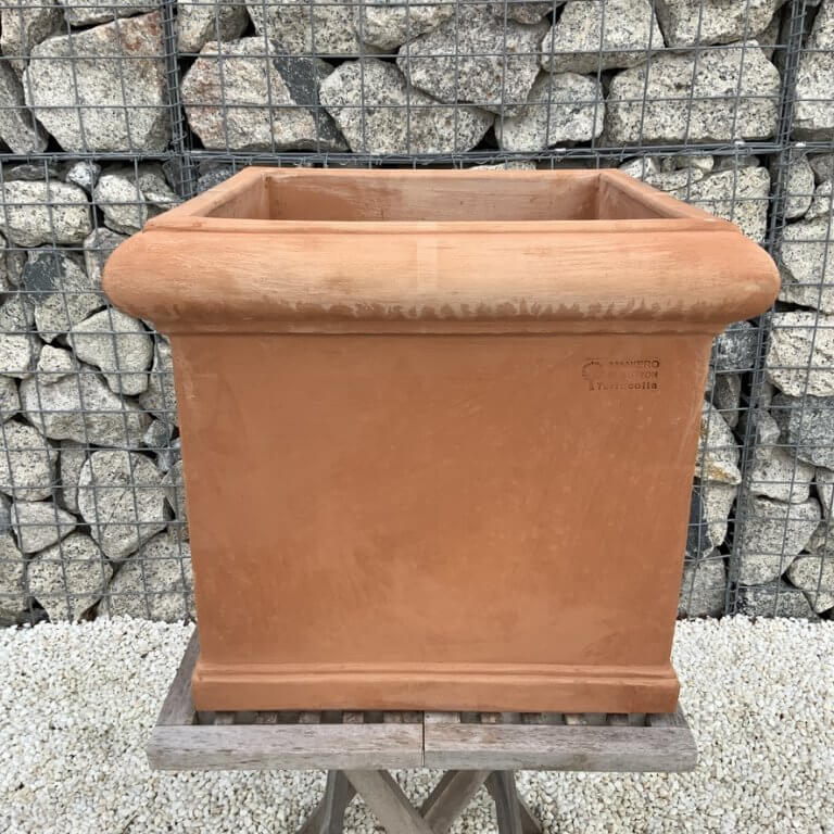 Terracotta Tuscan Planter Cube/Square Window Box 50 (Handmade) - Sutton ...
