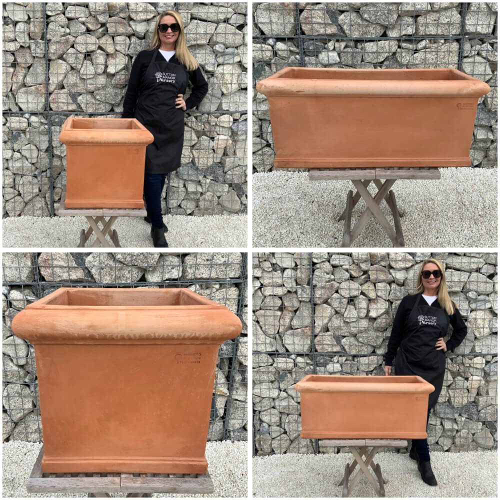 Buy Handmade Terracotta Squares & Troughs | Sutton Manor