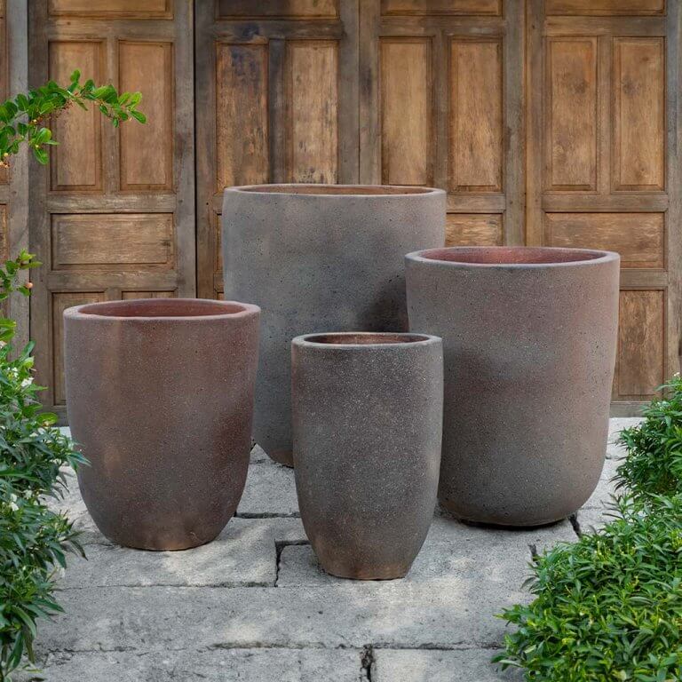 The Dalat Old Stone Plant Pots - Sutton Manor Nursery