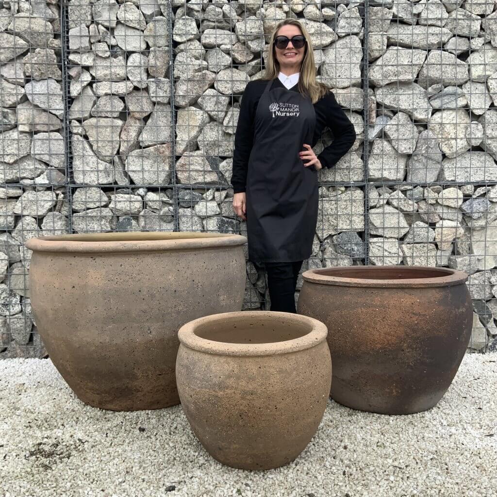 The Ha Long Bay Old Stone Plant Pots - Sutton Manor Nursery