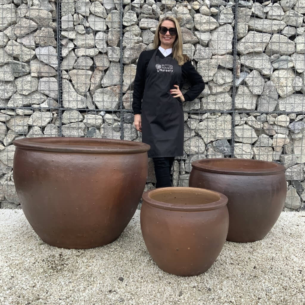 Shop Iron Stone Plant Pots for Garden Charm | Sutton Manor